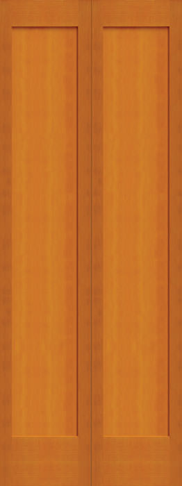 8401BF 1-Panel Fir Shaker Interior Bifold Door - CODEL Doors