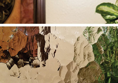 SF64C 4-Panel Smooth Fiberglass Exterior Door with Top Panel Door Lite ...