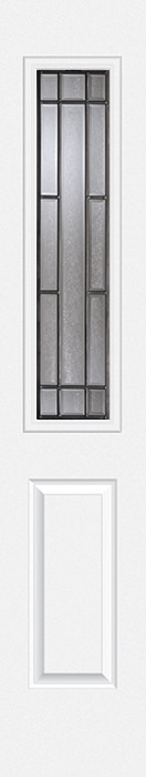 SFADE230 Smooth Fiberglass Exterior Sidelite with Adelaide Half-Lite ...