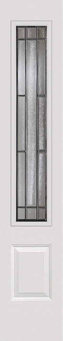 SFADE240 Smooth Fiberglass Exterior Sidelite with Adelaide 3/4-Lite ...