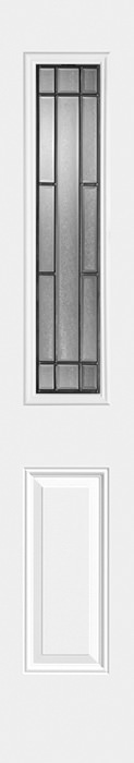 CSL1ADE 1-Panel Steel Exterior Sidelite with Adelaide Half-Lite Door ...