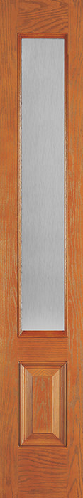 TFCHO240 Oak Grain Textured Fiberglass Exterior Sidelite with Chord 3/4 ...