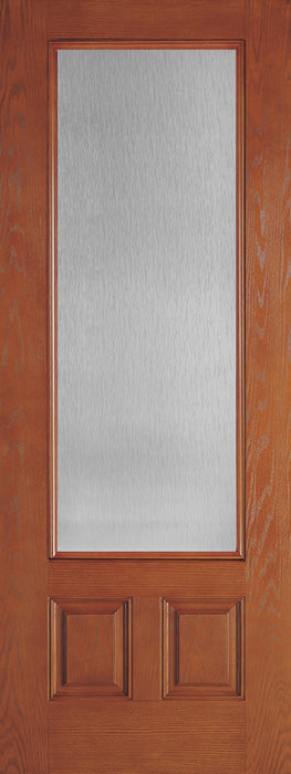 TFCHO46080 2-Panel 8/0 Oak Grain Textured Fiberglass Exterior Door With ...