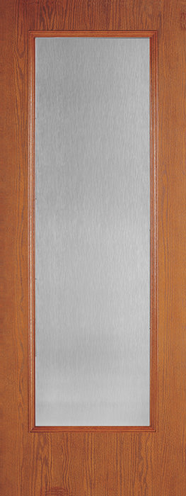 TFCHO480 8/0 Oak Grain Textured Fiberglass Exterior Door With Chord ...
