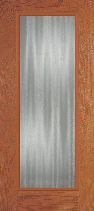 TFSAB460 Oak Grain Textured Fiberglass Exterior Door With Sable Full ...