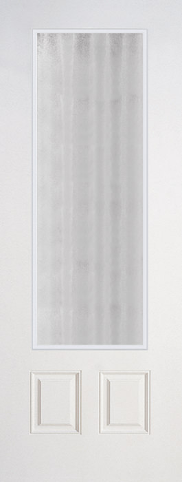 SFSAB46080 2-Panel 8/0 Smooth Fiberglass Exterior Door With Sable 3/4 ...