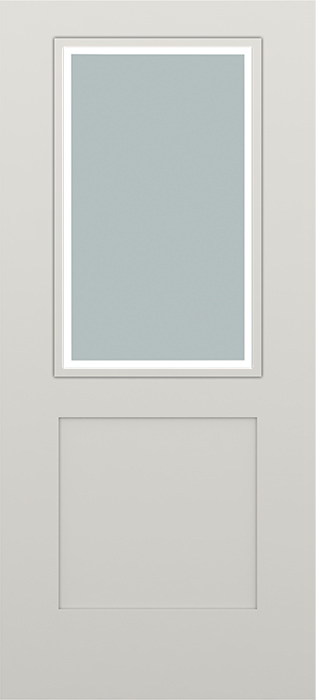 SFPER4301PSHK 1-Panel Cottage Smooth Fiberglass Exterior Door With ...