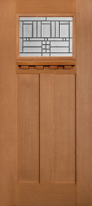 FGHMAR200 Craftsman Fir Grain Fiberglass Exterior Door with Maren Door ...