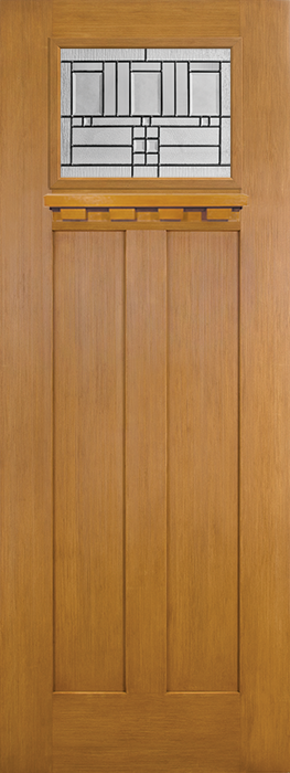 FGHMAR300 Craftsman Fir Grain Textured Fiberglass Exterior Door with ...