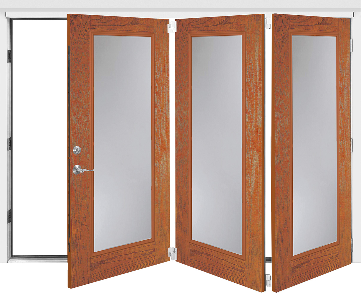 TF20F90 Textured Fiberglass Mira Vista Folding Door - CODEL Doors